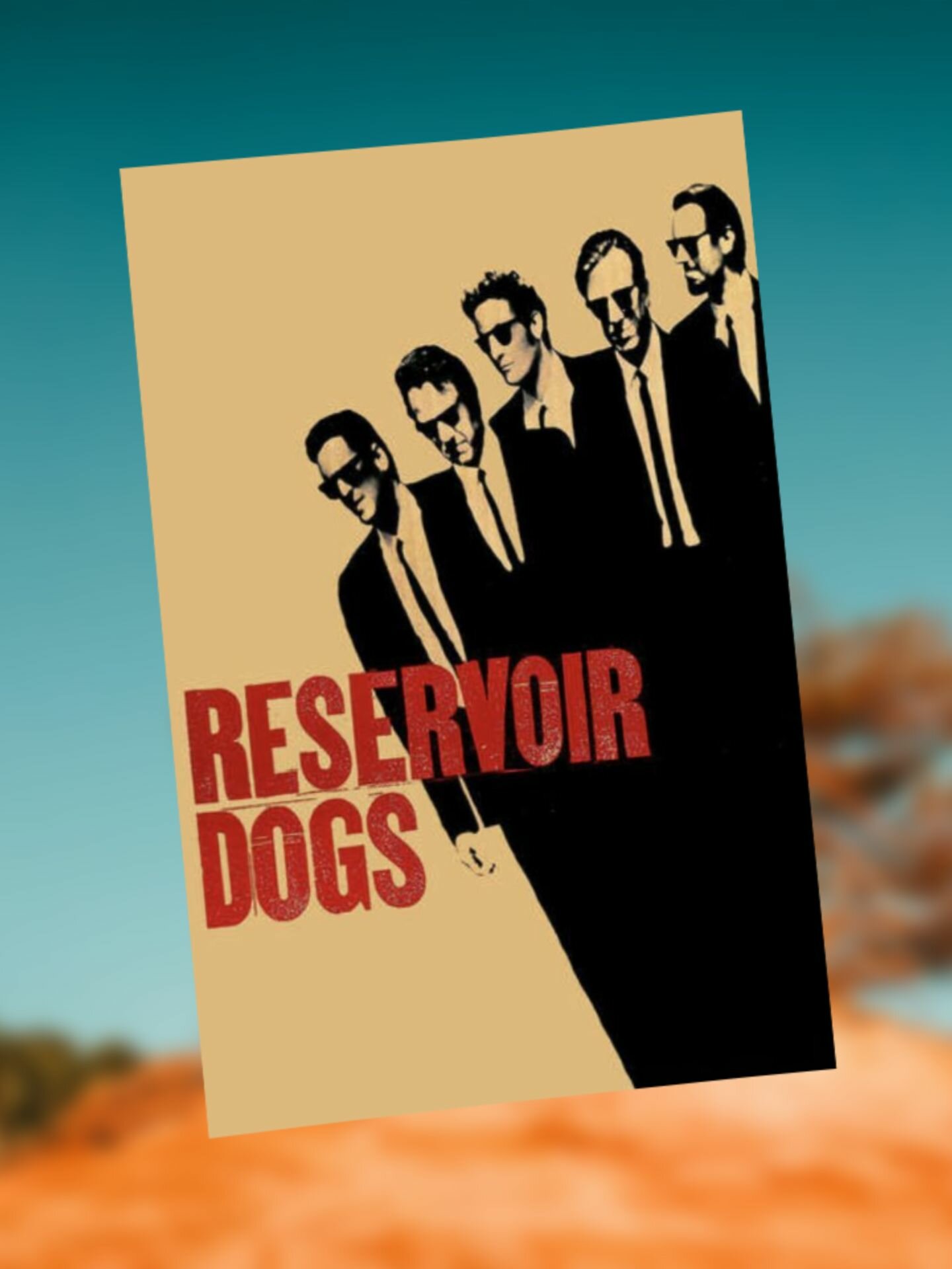 Постер "Бешеные Псы" в стиле pinterest, формат А3, 297 х 420 мм, глянцевый