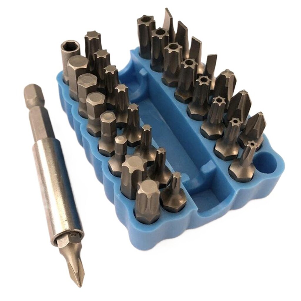 Набор битов безопасности включает в себя Security Star Metric и Sae Hex Spanner Bit Set 6,35 мм набор отвертки с магнитным держателем