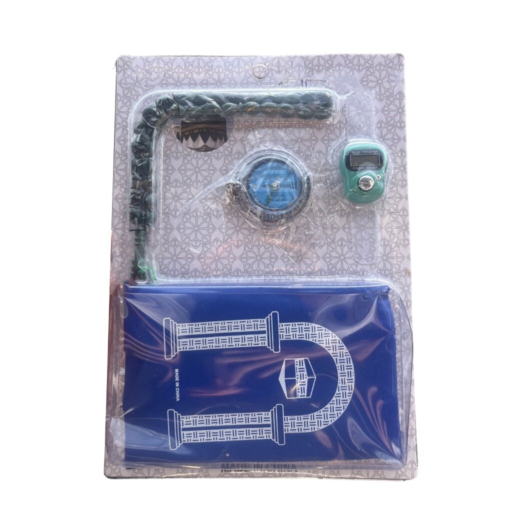 Электронный Счетчик Пальцев, Мусульманские Четки, Компасы и Одеяло Из 4 шт. В комплекте, Подарок Мусульманам на Курбан-Байрам