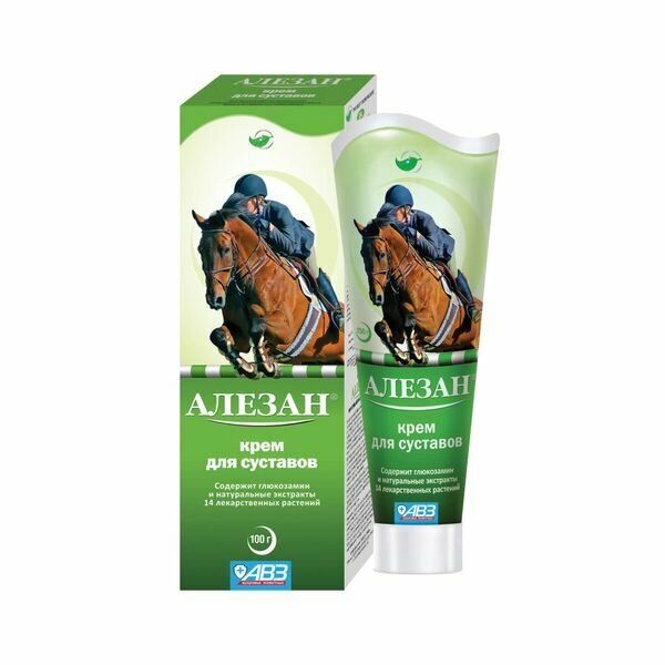 Алезан крем для суставов для лошадей и собак туба 100г