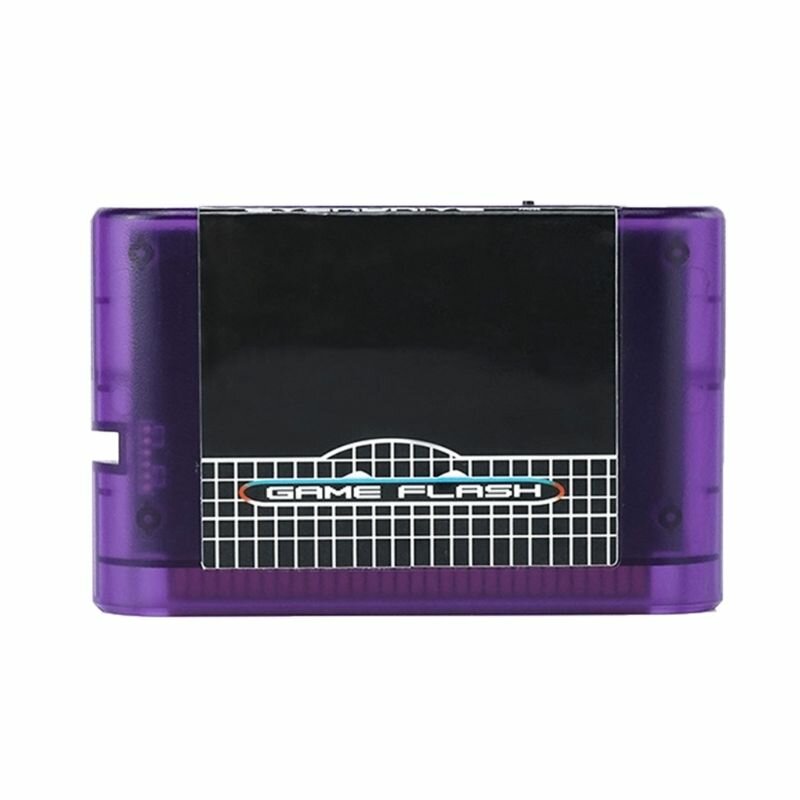 Флеш-карта Sega SEGA MD V1-Прозрачный Фиолетовый