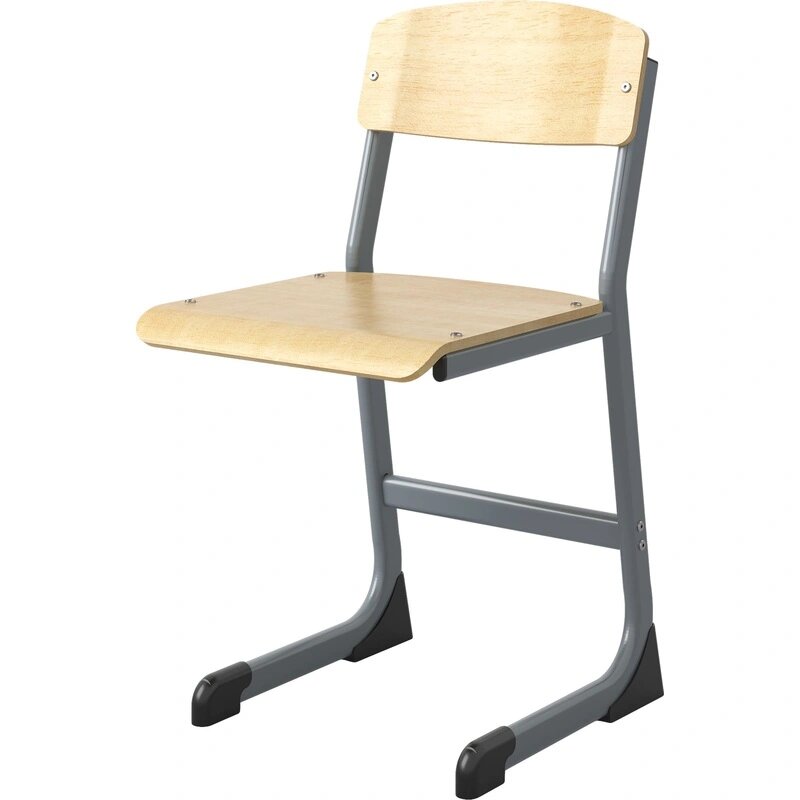Стул ученический MET_Комус Мебель Школа 2.0, 6 р. г. серый