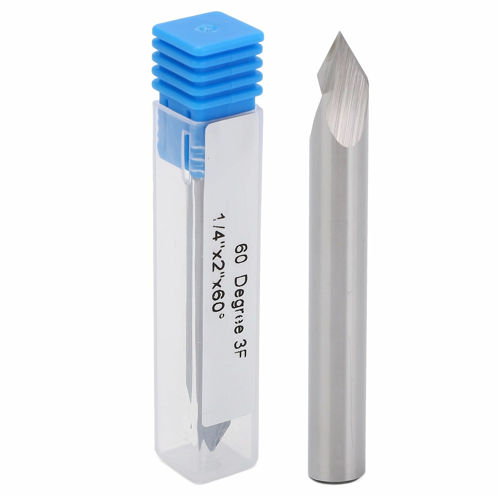 V-образная фреза 1/4", 60 , вольфрамовая сталь, для гравировки
