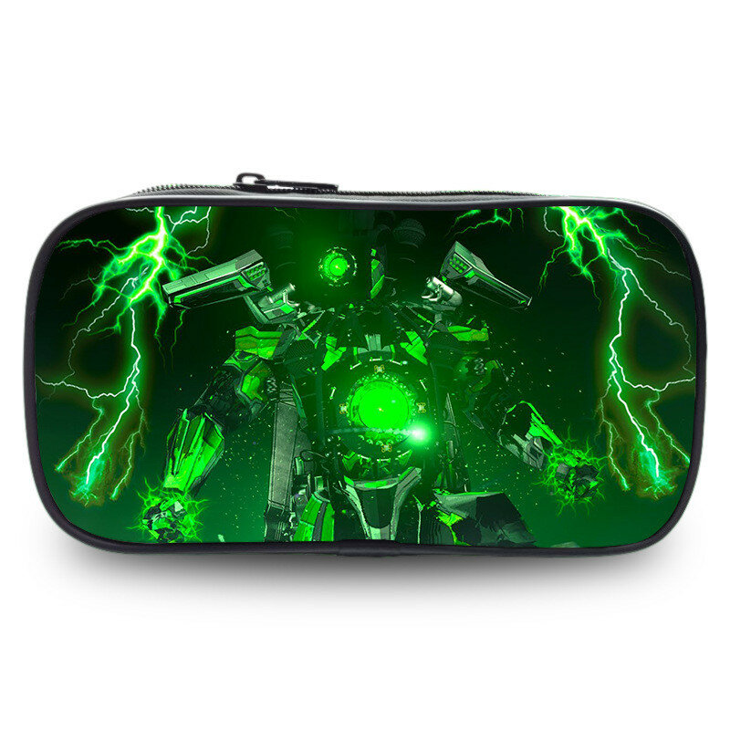 Пенал red lotus titan, полиэстер, красный, высоковместительный, для студентов