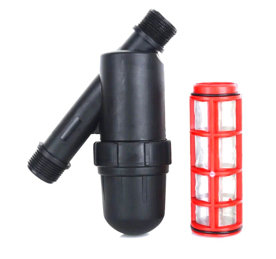 Фильтр сетчатый Proftandem, ПНД, Д-3", с ячейкой 120мкм, 5бар, черный