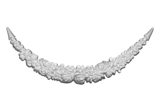 Орнамент Европласт Лепнина 4.99.001 Ш463хВ182хТ44 мм.