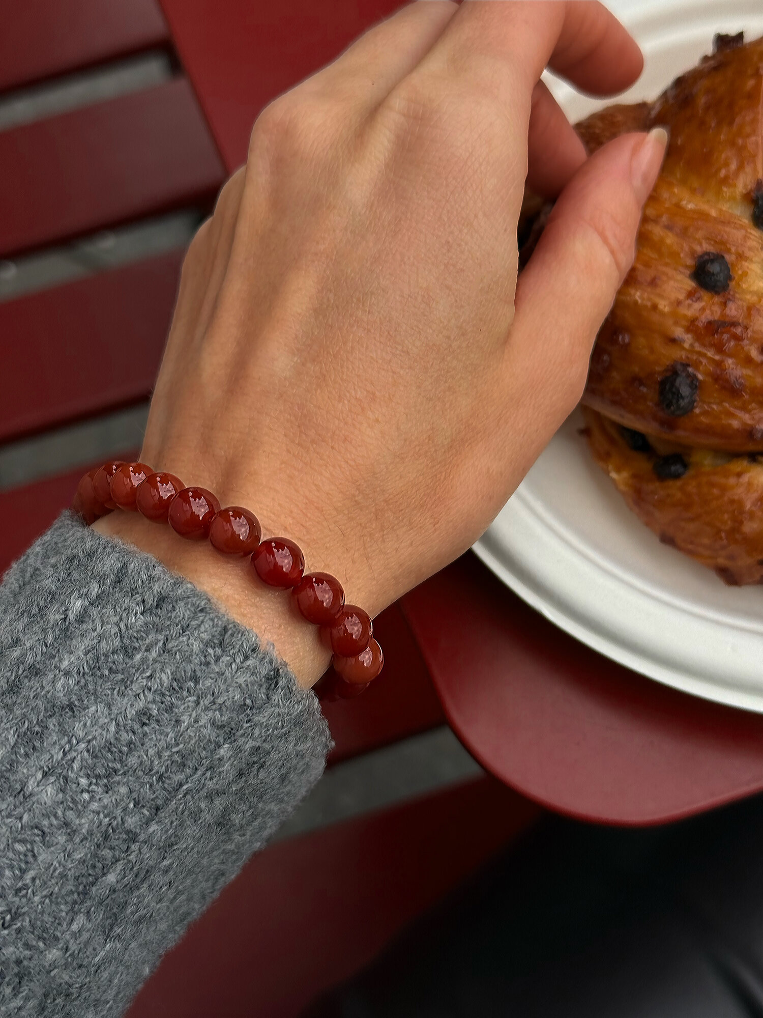 Браслет, сердолик