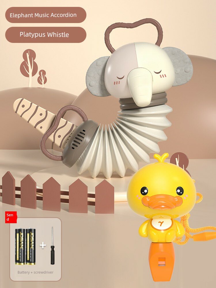 Детский аккордеон для детей от 6 месяцев и старше, 8 детских музыкальных инструментов для детей от 0 до 1 года и до 2