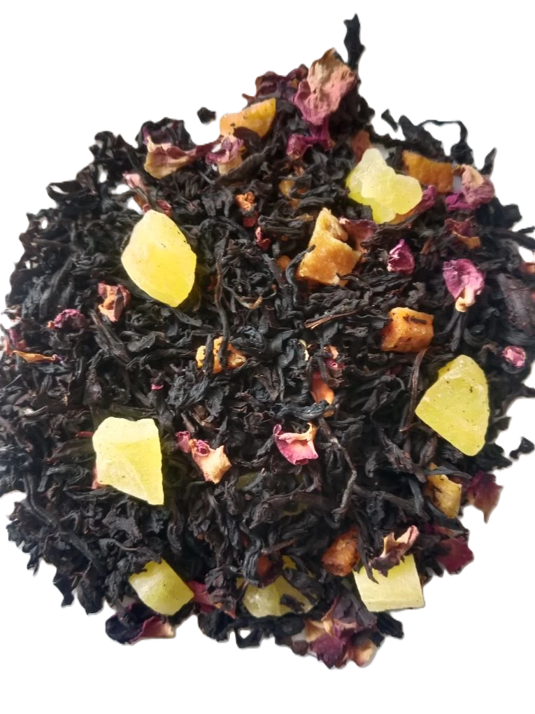 Чай черный "Манго-Маракуйя", купажированный, индийский, 100 гр