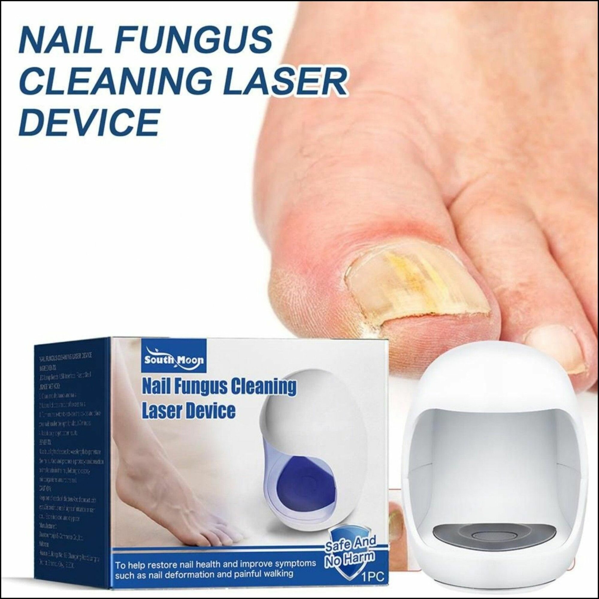 Устройство для лазерного лечения грибка ногтей для быстрого лечения онихомикоза