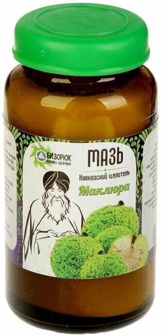 Мазь для тела Кавказский целитель Мазь кавказский целитель маклюра от геморроя, травяная, 30 мл.