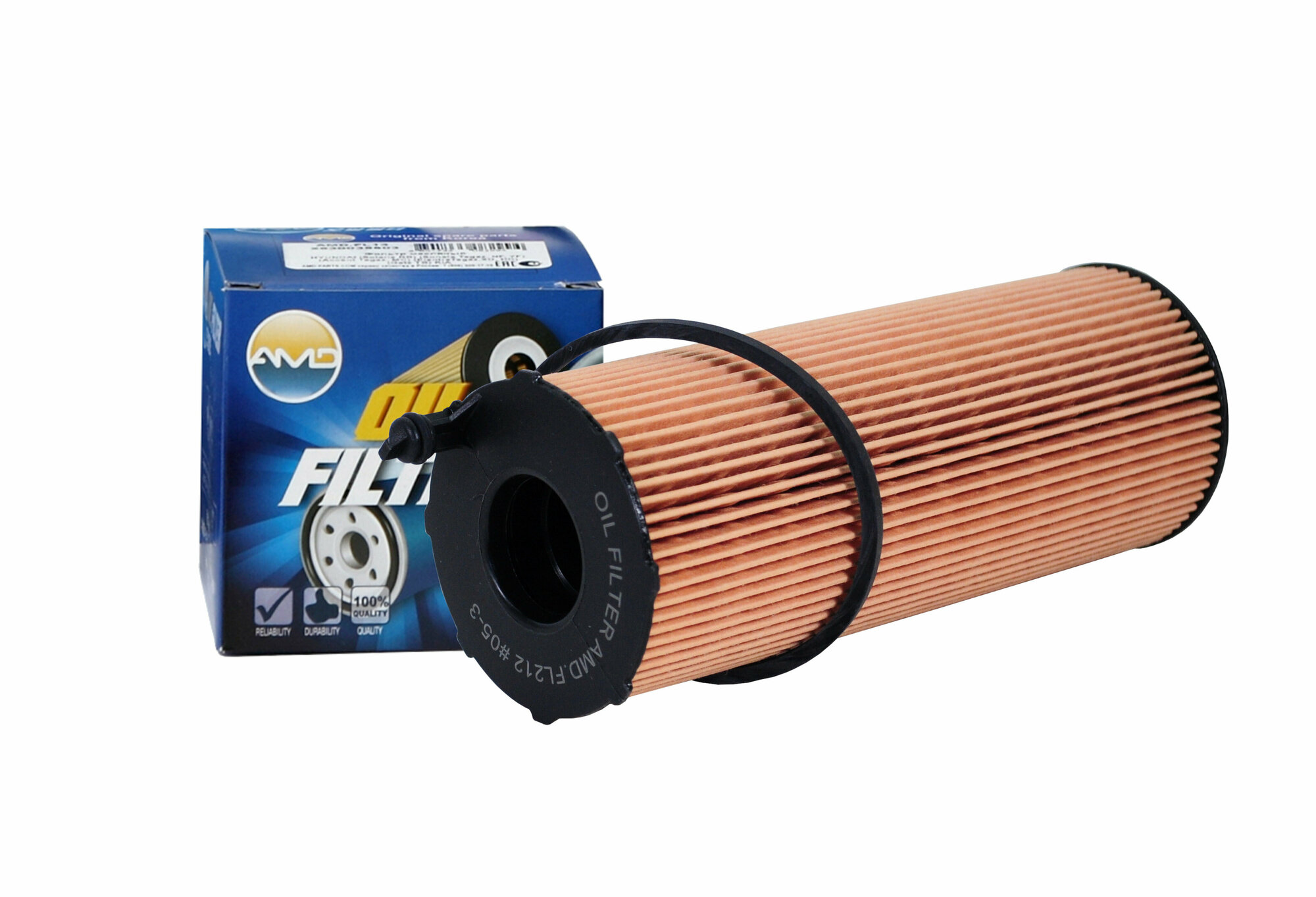 Фильтр масляный 057115561L AMD. FL212 для AUDI A4 A5 S5 A6 S6 Q7 VOLKSWAGEN Touareg 7LA, 7L6, 7L7 3,0 TDI -2010