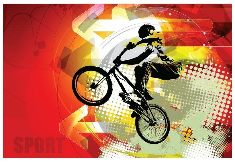 Фотообои Milan Скорость, М 445, 400х270 см, виниловые на флизелиновой основе