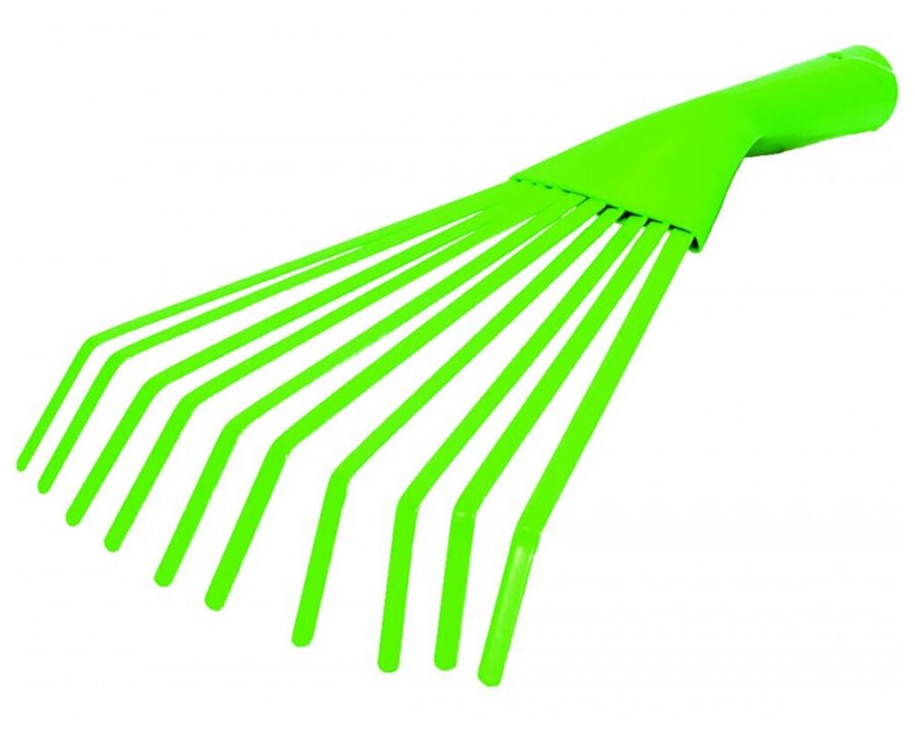 Грабли веерные Feona, металлические, 11 зубьев, 300 мм, 1 штука