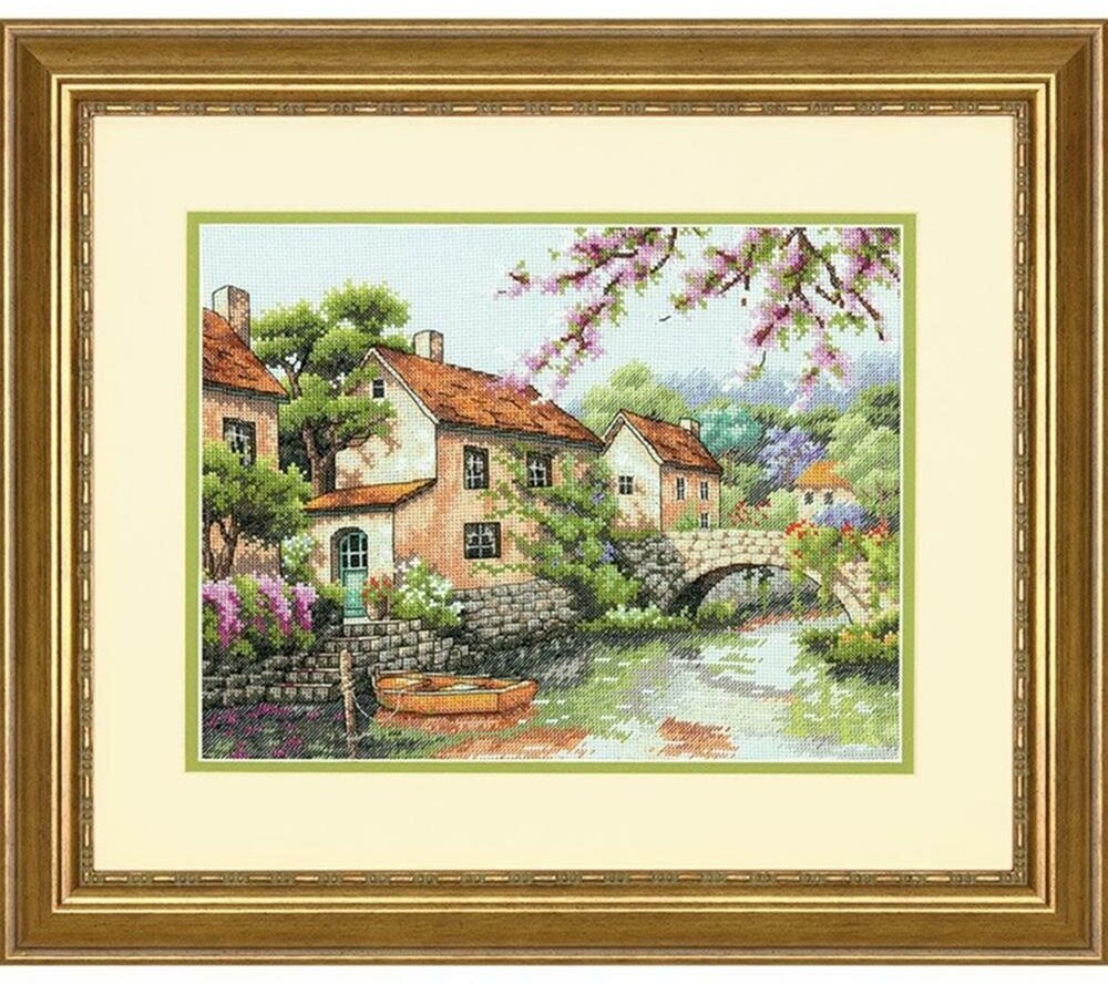 Набор для вышивания DIMENSIONS 70-35330 "Деревенский канал"