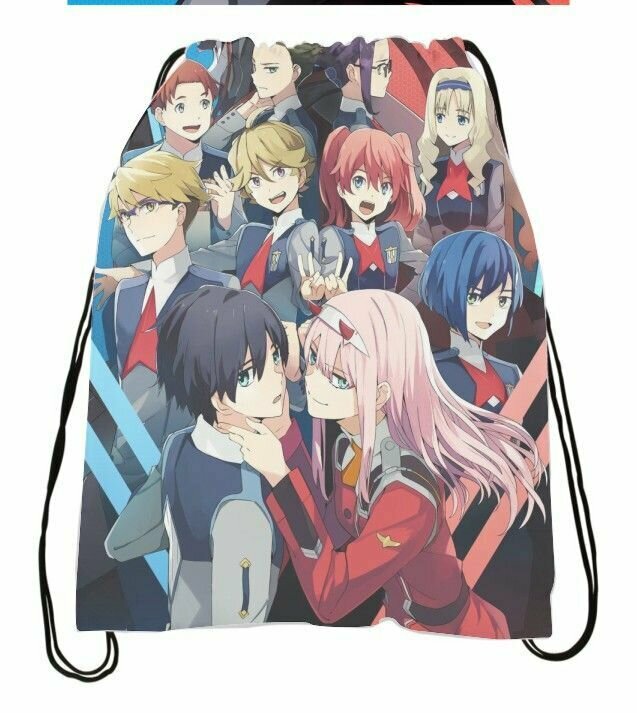 Сумка-мешок для обуви Любимый во Франксе, Darling in the Franxx №1