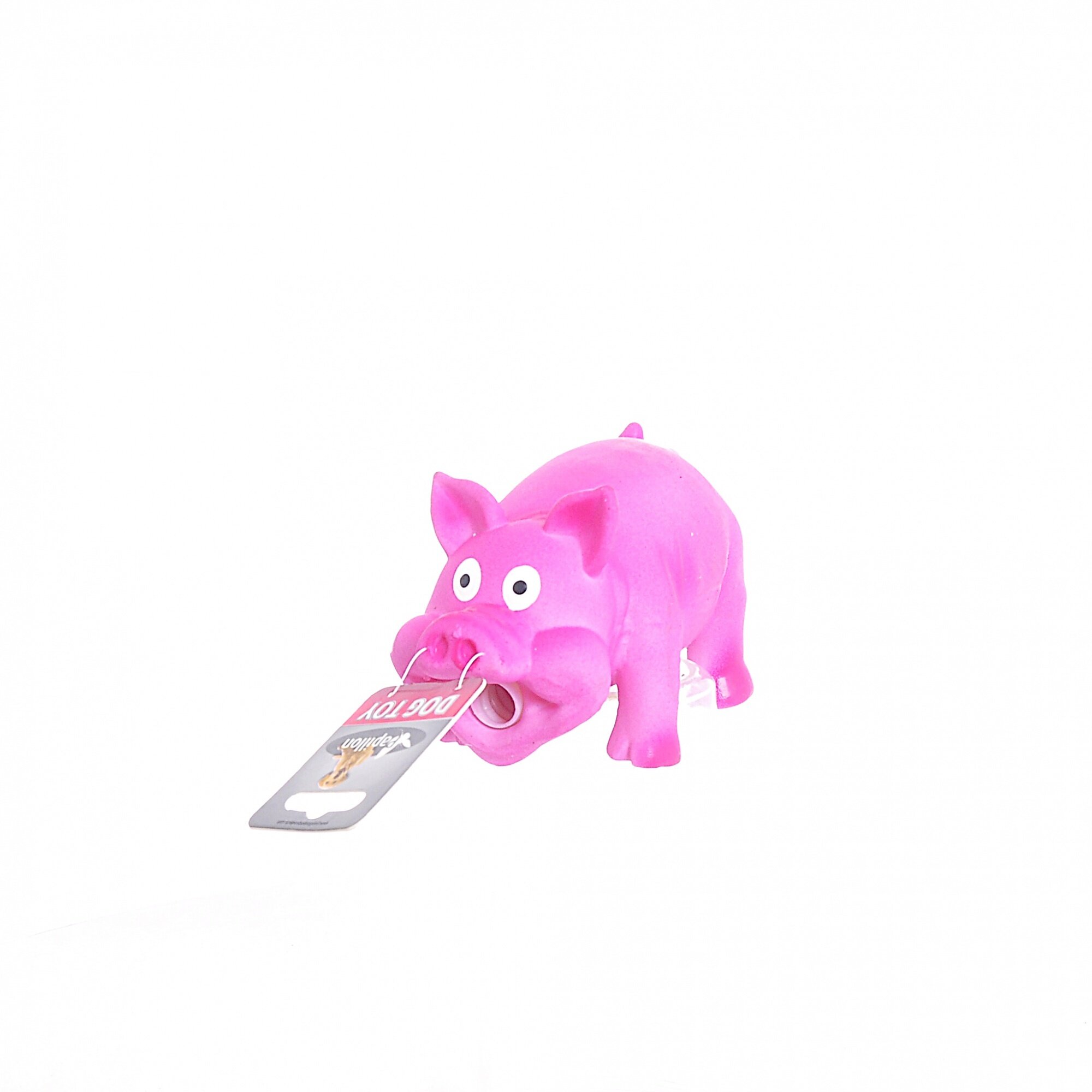 Игрушка для собак Papillon "Пищащий поросенок", латекс, 16 см