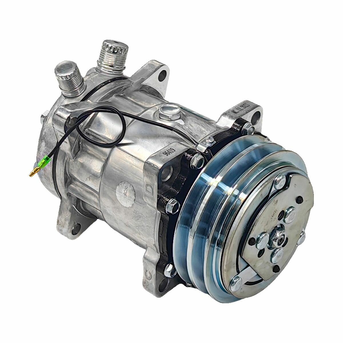 Компрессор (7H15,12v, A2) выходы вертикальные (O-ring) 3/4"-7/8" арт RC-U0811