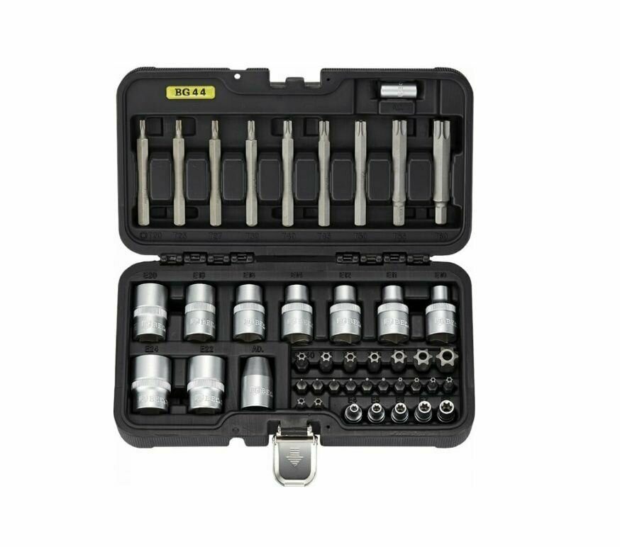 Набор бит и торцевых головок BERGER BG044-1214 TORX 44 предмета