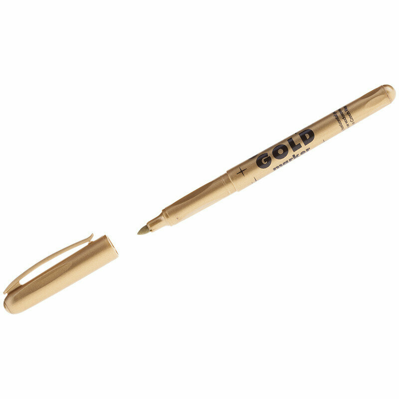 Маркер для декорирования Centropen "2690" золото, пулевидный, 1,5-3мм, 064446