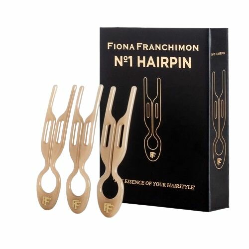 FIONA FRANCHIMON Набор заколок-шпилек для волос No1 Hairpin Soft Beige (3 шт)
