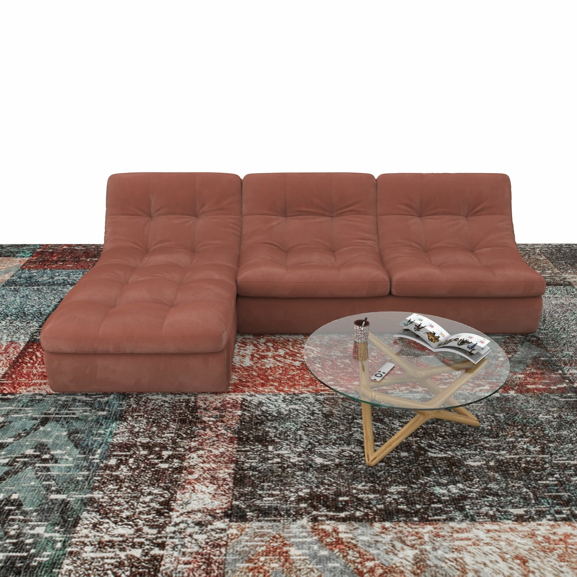 Монреаль - модульный диван, серия Relax, долговечный ППУ