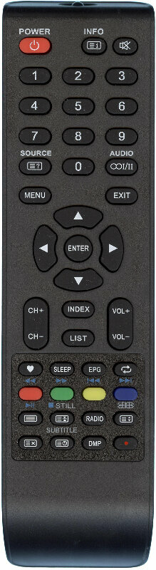 Пульт для телевизора DEXP JKT-62C (H20C3200C)