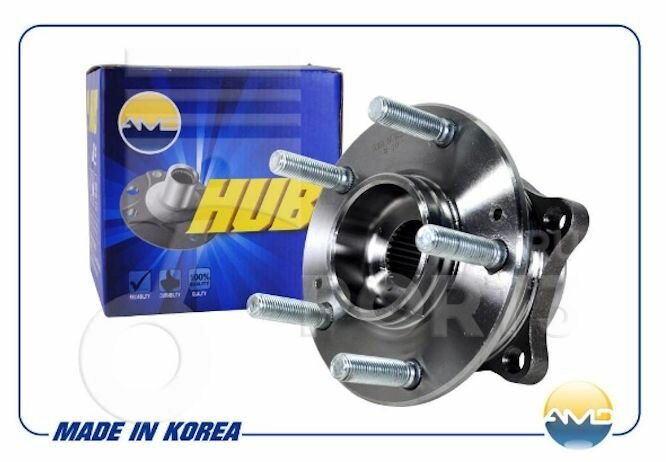 Ступица для Hyundai Santa Fe, IX55, KIA Sorento 2009- 4WD задний/передний мост, 2WD передний мост / арт. AMDHUB28 / бренд AMD / OEM 517503J000