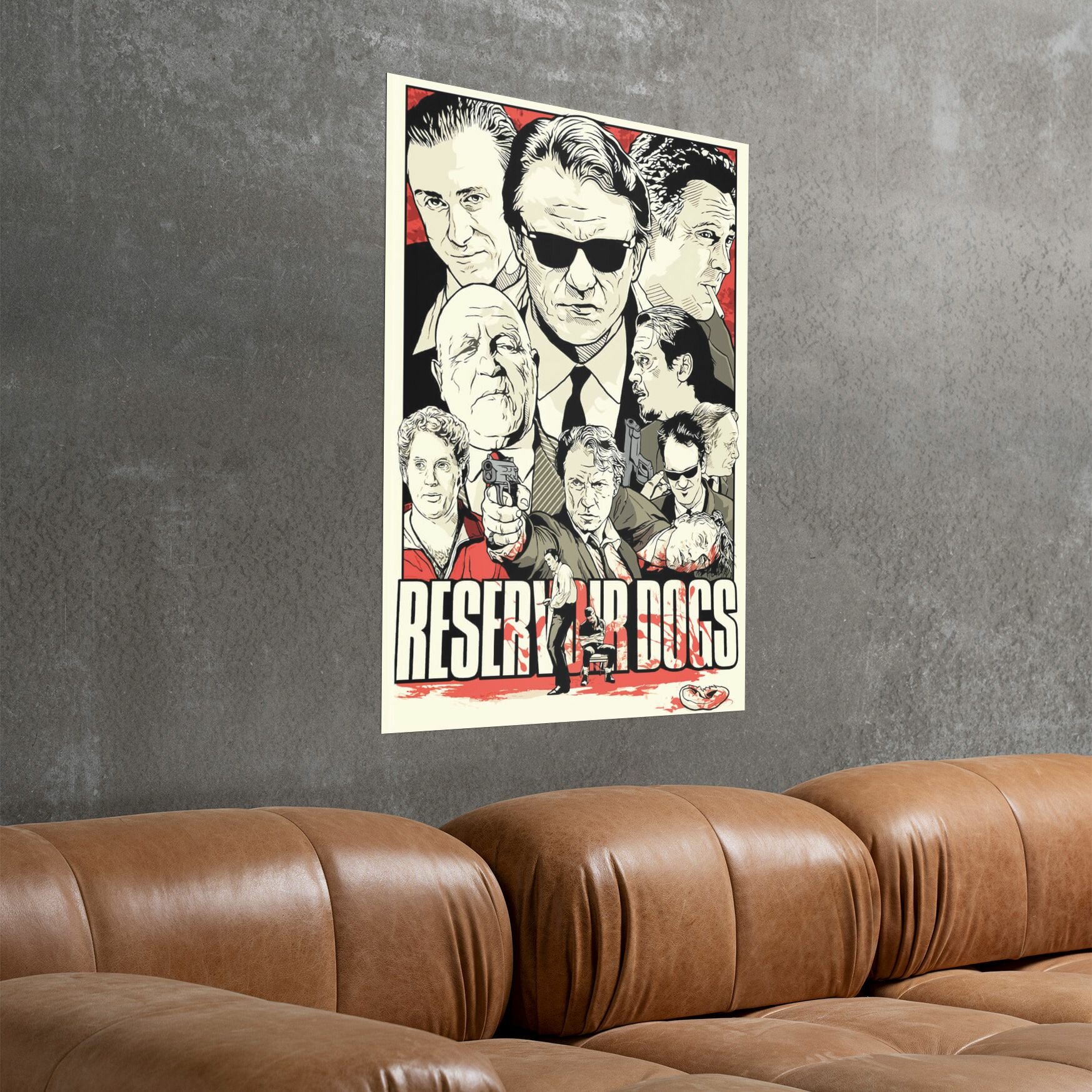 Интерьeрный постер (плакат на стену) по фильму Бешеные псы - 40x60 см. - от Poster4me