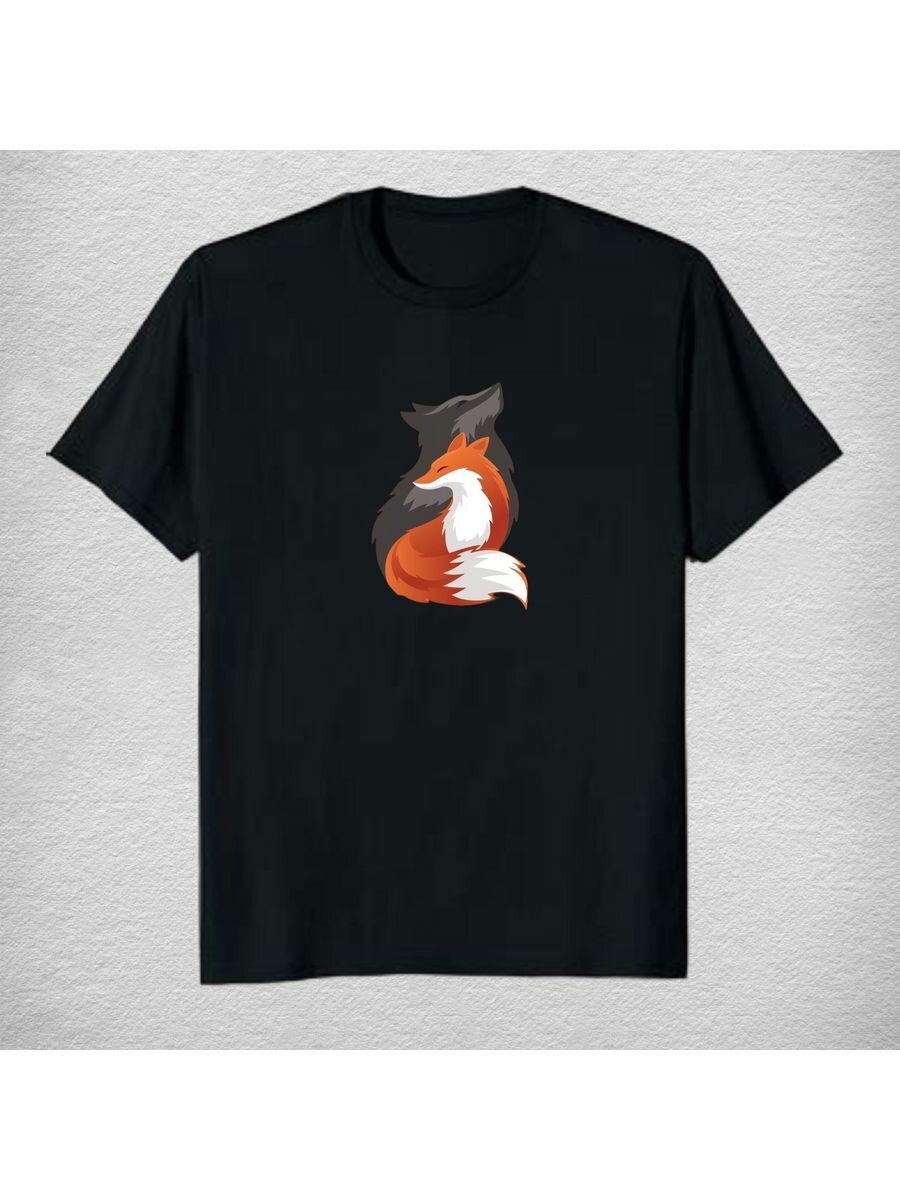 Футболка лиса