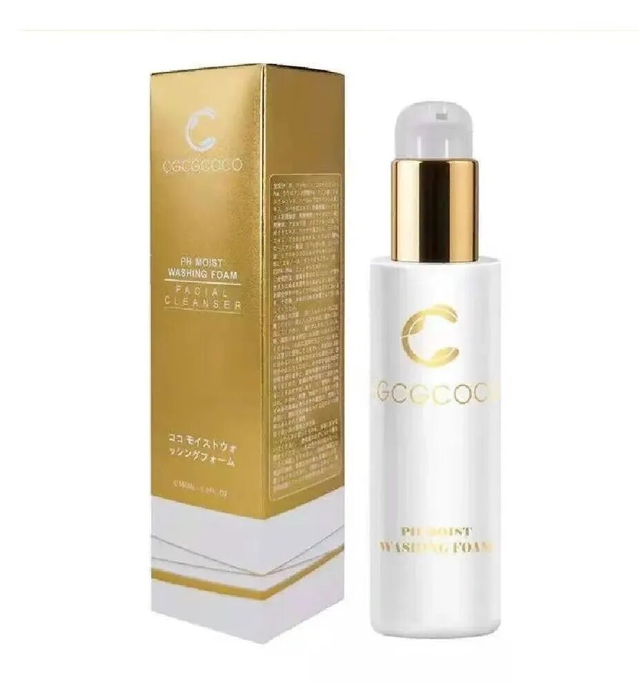 CGCGCOCO PH Moist Washing Foam Facial Cleanser японская увлажняющая очищающая пенка для лица, 150 мл.