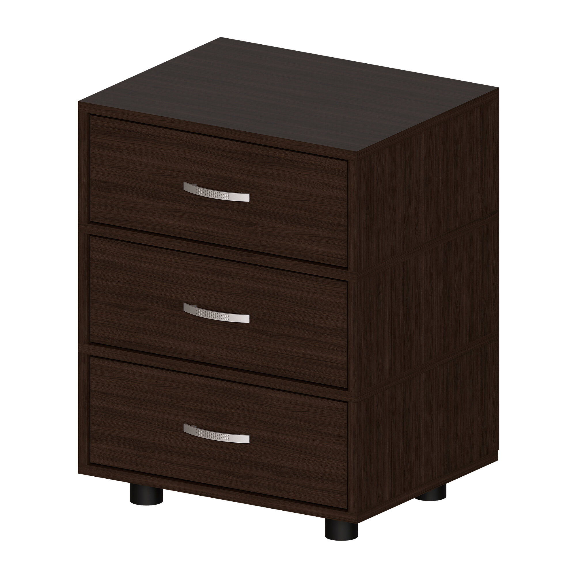 Комод СитиМебель-3 Ширина 60 см, Глубина 40 см, Высота 64 см, цвет: Венге