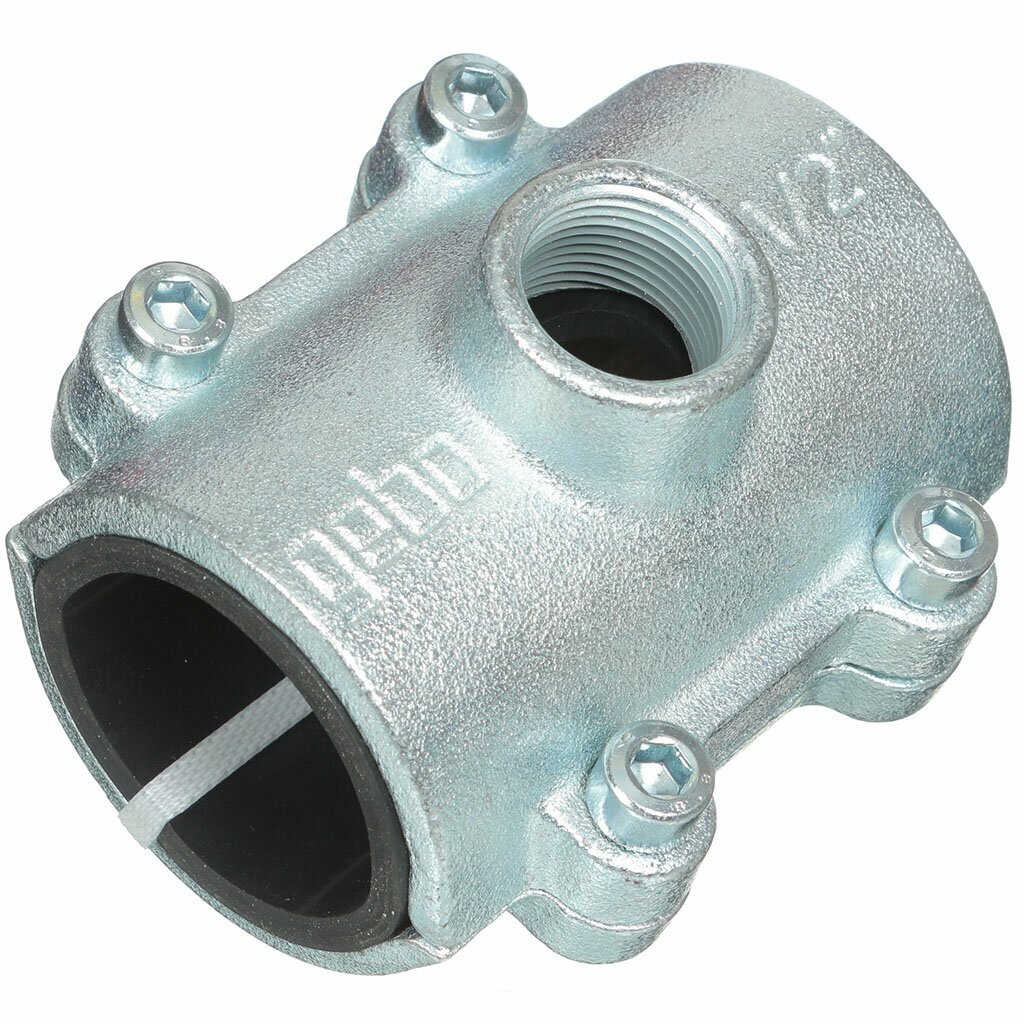 Седелка-врезка резьбовая Gebo 1 1/2x3/4 дюйма, чугун, внутренняя резьба, Польша