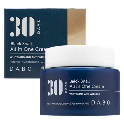 Восстанавливающий крем для лица Dabo с муцином черной улитки, 100 мл.