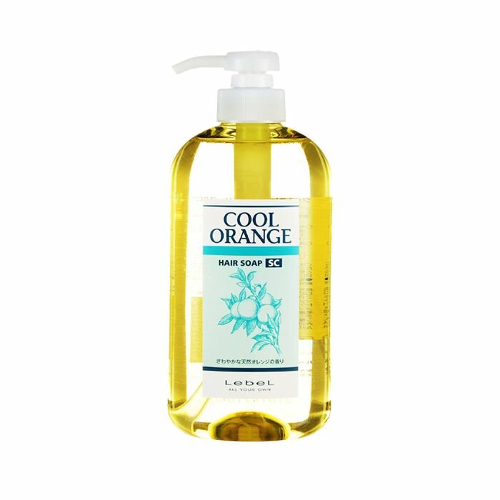 Шампунь для волос COOL ORANGE HAIR SOAP SUPER COOL для мужчин, 600 мл.