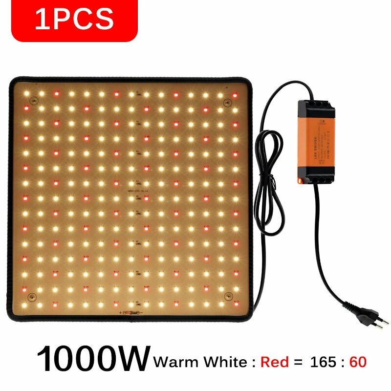 Фитолампа LED 1000W Red/Warm, US Plug