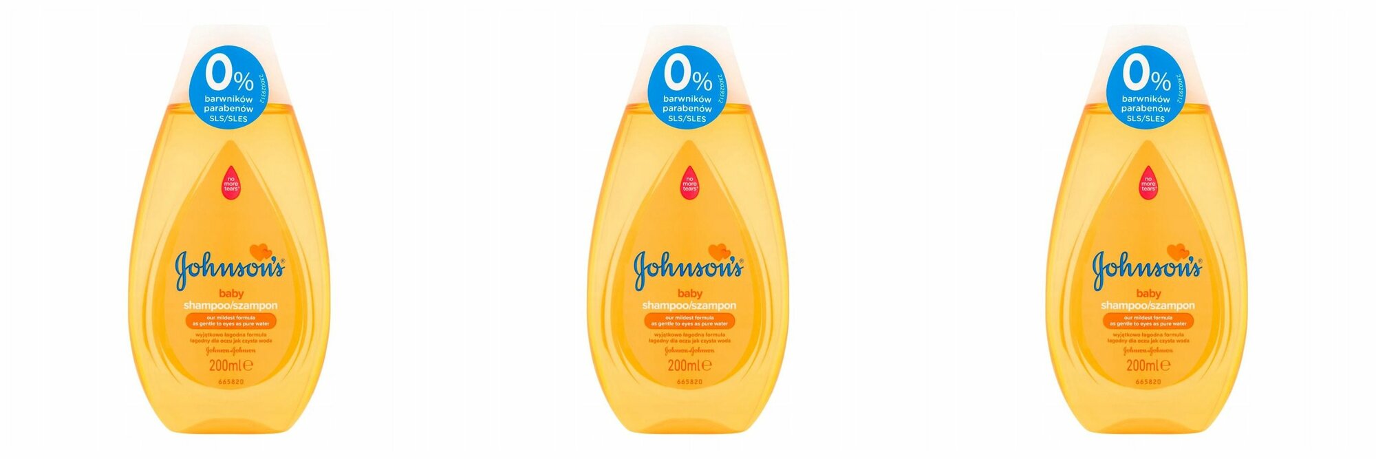 Johnson s baby Шампунь для волос, Детский, Original, 300 мл- 3 шт