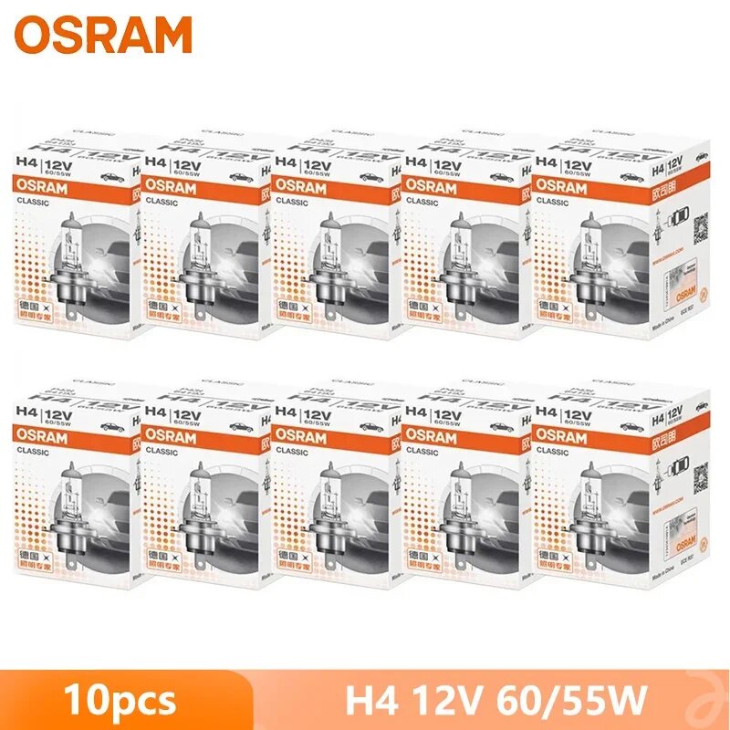 OSRAM H4 12V 60/55W Лампа головного света 10шт