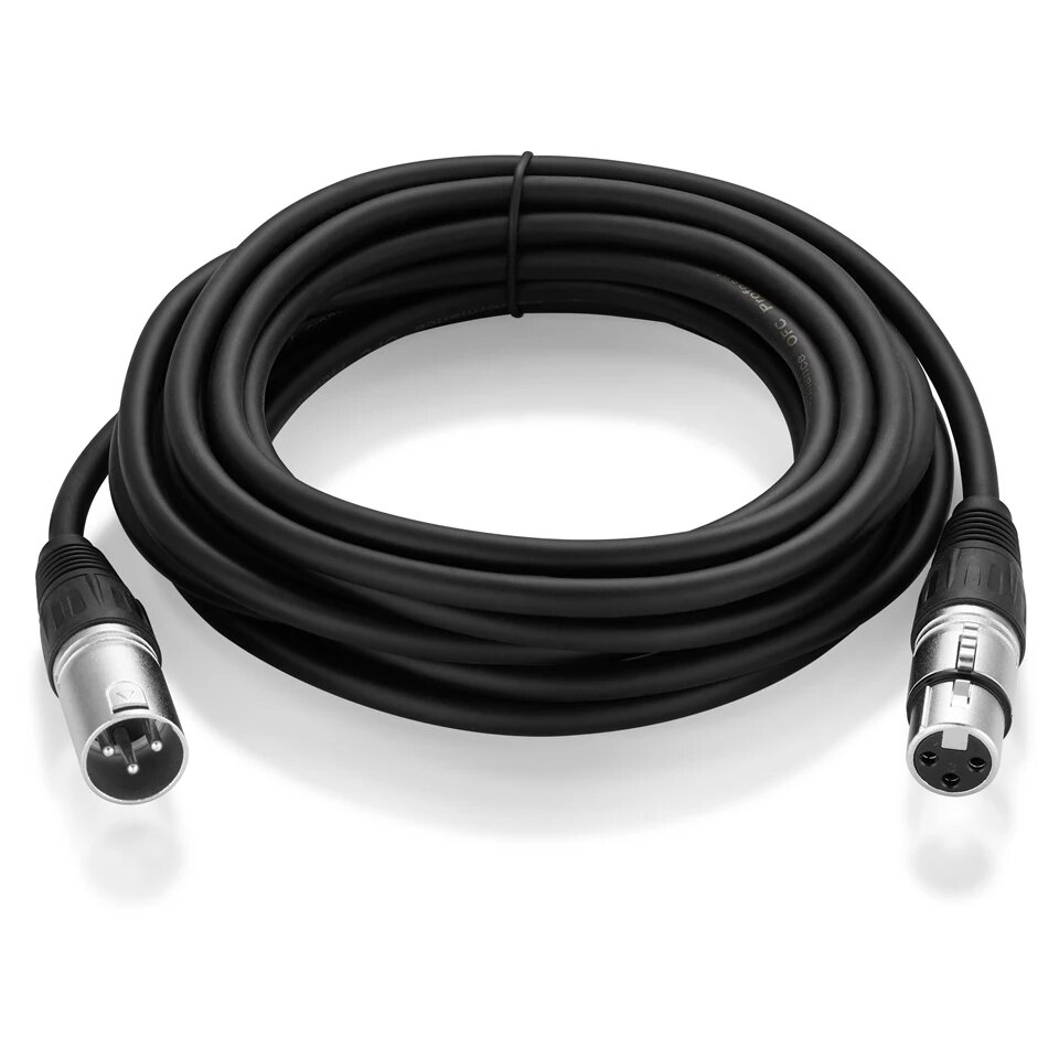 Кабель lballist XLR, штекер-гнездо, из меди, аудиокабель для микрофона, микшера, 1 м, 1,8 м, 3 м, 4,5 м, 5 м, 6 м, 7,6 м, 10 м, 15 м, 20 м