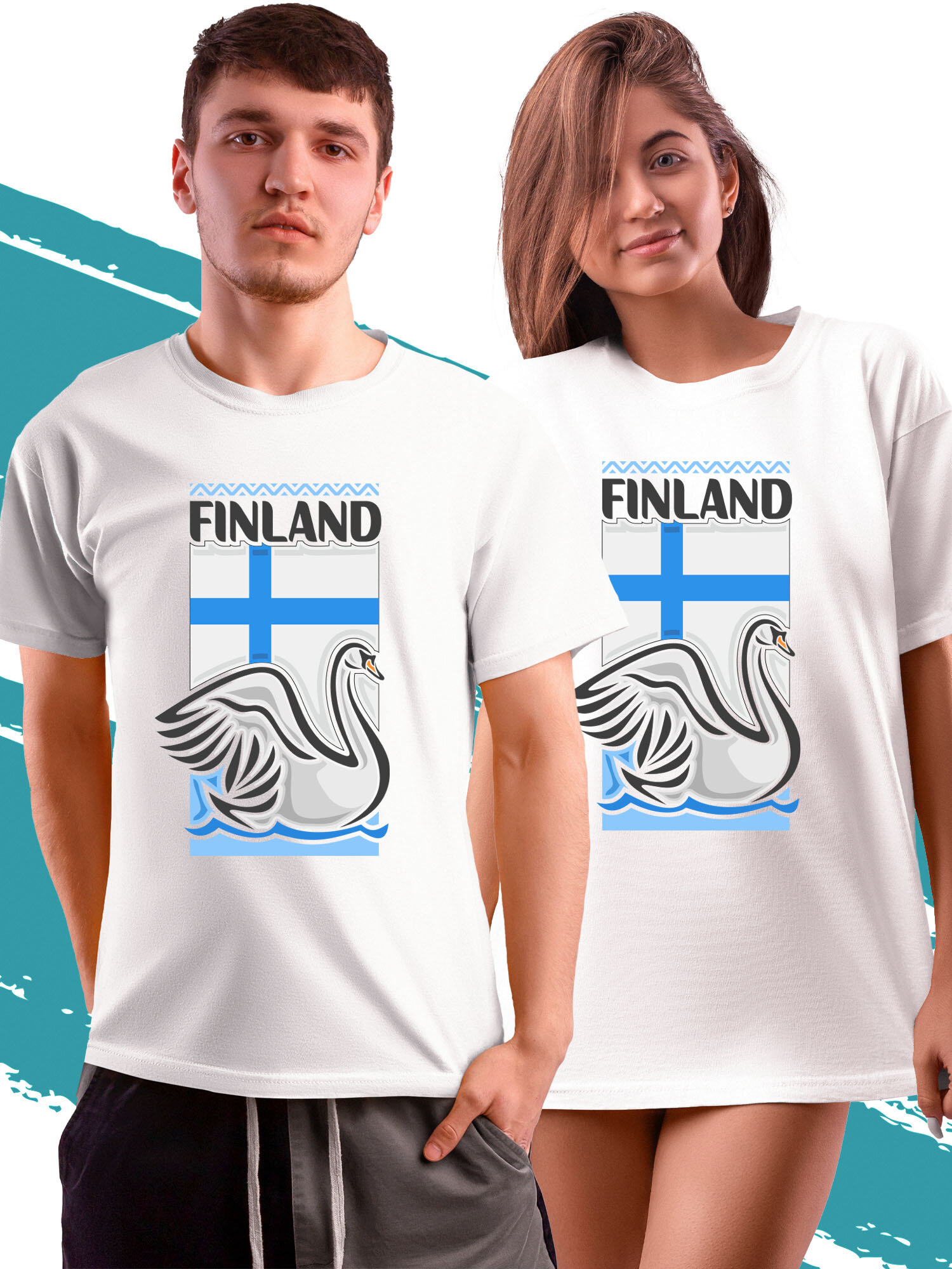 Футболка флаг Финляндии Finland