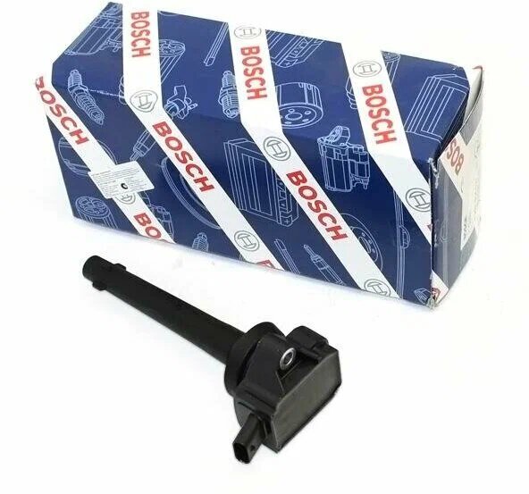 Катушка зажигания ГАЗ-3302, УАЗ ЕВРО-3 на свечу BOSCH 0221504027