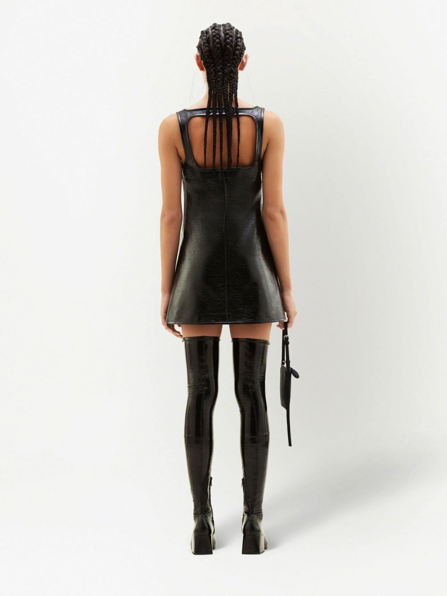 Платье courreges Re-Edition, размер 34, black/black — фото 1