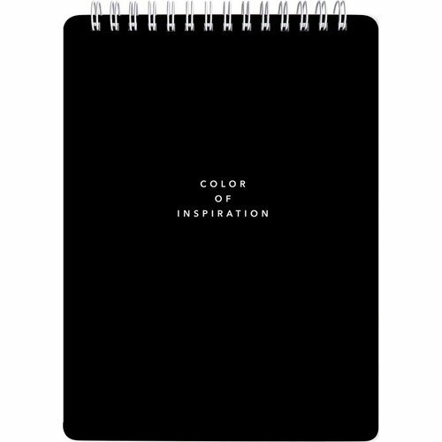 Блокнот Be Smart Block, 156х207 мм, 50л, клетка, мягкий переплет, спираль, черный