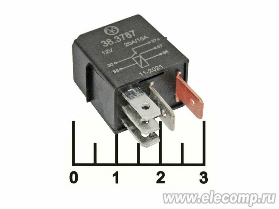 Реле =12V 20A/12V 38.3787