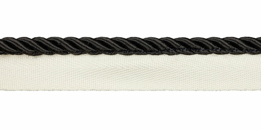 Кант мебельный "Gamma" 8 мм ДТ 8 мм 25 м №61115 черный