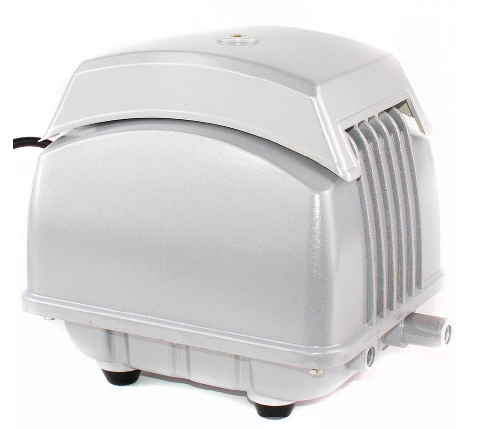 Компрессор диафрагмовый, 65W (75л/мин), высокое давление, всепогодный для рыбоводства, септиков и прудов 220V,50Hz,0,035Mpa, вес=5,5кг,227*165*220 мм (шт.)