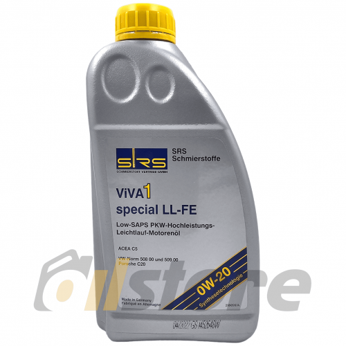 Моторное масло SRS VIVA 1 Special LL-FE 0W-20, 1л