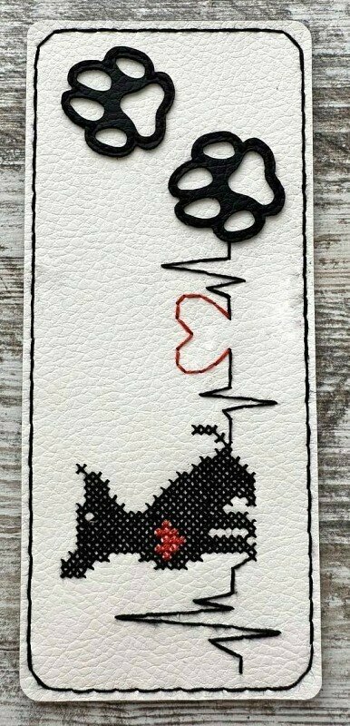 Набор для вышивания Neocraft #НК-03o Закладка "Аритмия", Счетный крест, 6 х 16 см