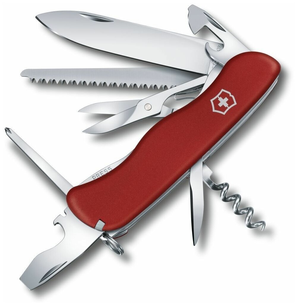 Нож перочинный Victorinox Outrider (0.8513B1) 111мм, 14 функций, красный