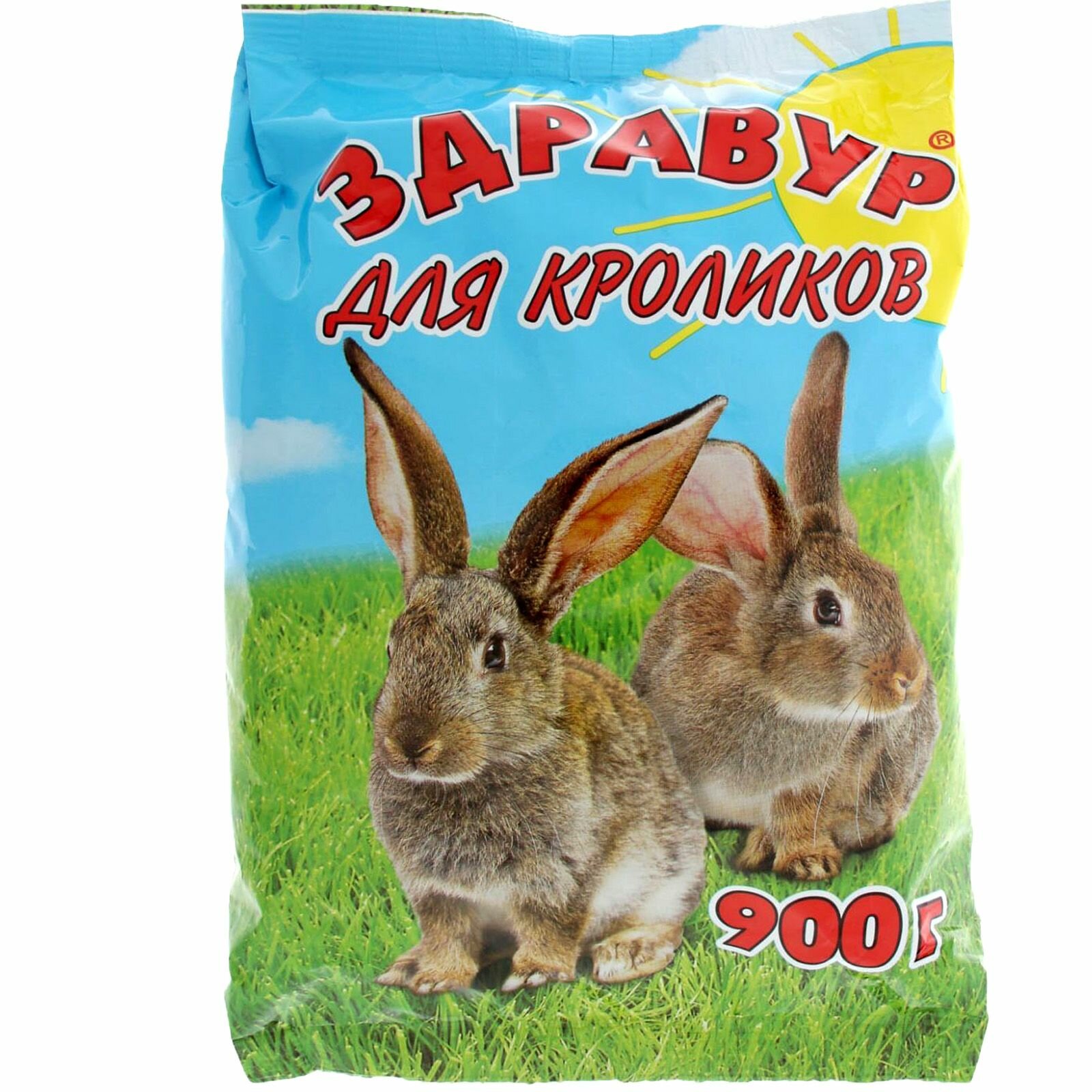 Здравур Для кроликов, премикс, витаминно-минеральная добавка, 900 г